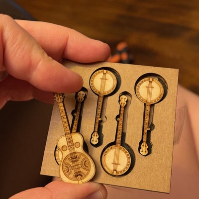 4pc Miniature Wooden Bluegrass Country Musical Instrument Set Dobro - Etsy