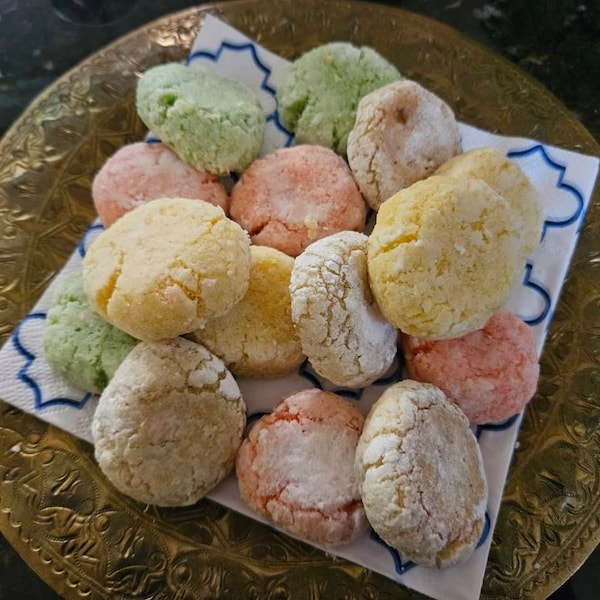 Moroccan Traditional Candy Cookies; Chebakia With Almond & Honey ...
