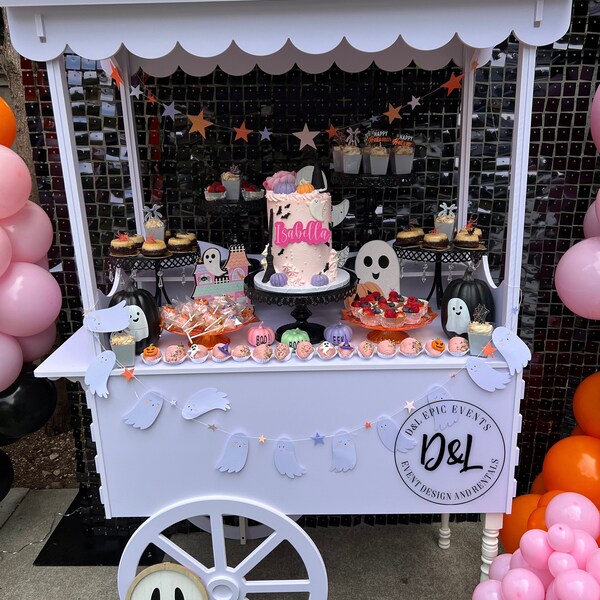 Sweet Cart on Decorative Wheels, Candy Cart | Adult Sweet Cart | Cake ...