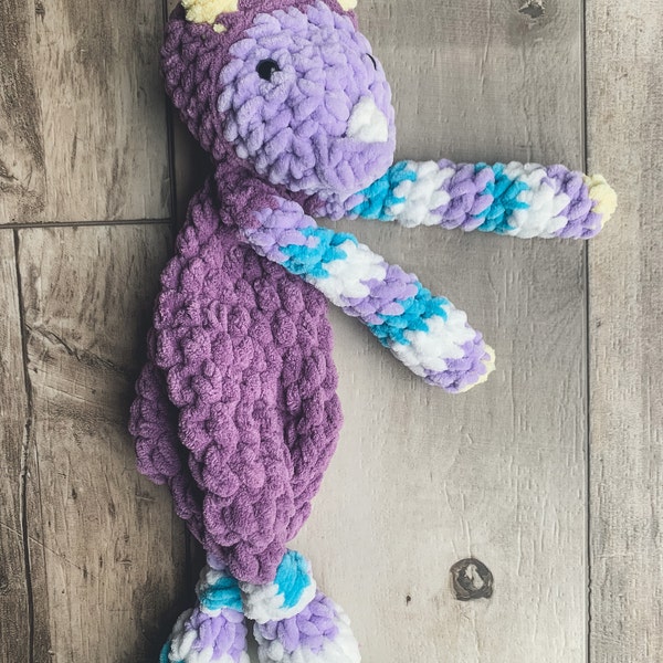 MINI Maven Monster Knotted Lovey — Crochet Monster PATTERN - Etsy