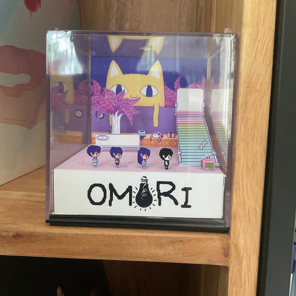 OMORI - Neighbor's Room - 3D Game Cube Diorama - Etsy