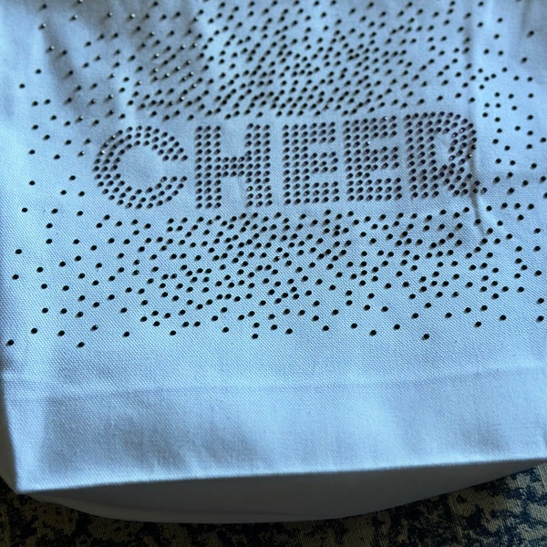 CHEER Scatter Rhinestone Template SVG, Cheerleader Scattered Spray ...