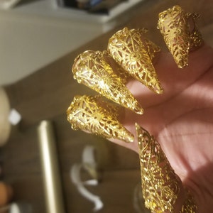 Full Hand Claws ophelia Gothic Jewelry Gift Finger - Etsy