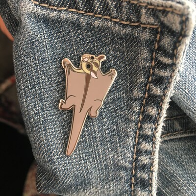 Sugar Glider Pin - Etsy