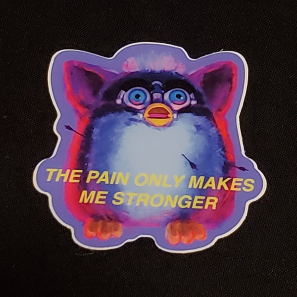 PAIN - Gloss Vinyl Sticker - Etsy