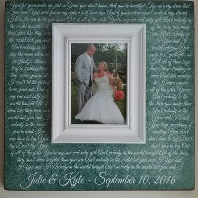 First Dance, Wedding Song, Wedding Frame, First Anniversary, Wedding ...
