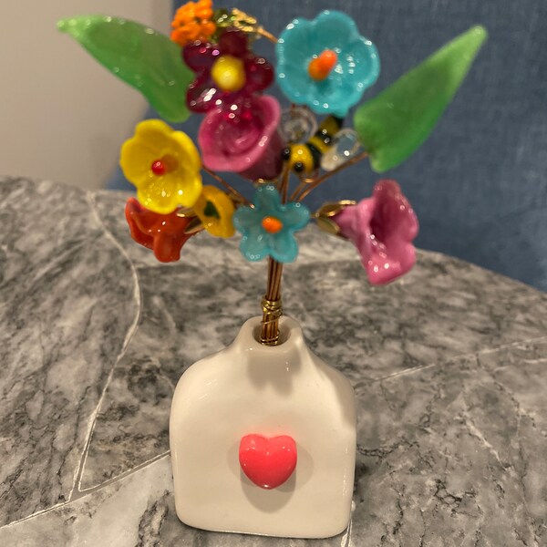 Personalised Mini Vase / Custom Tiny Vase / Miniature Vase ...