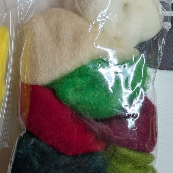 Stripe Wool Felt // Printed Felt // Printed Wool Felt // Stripe Felt ...