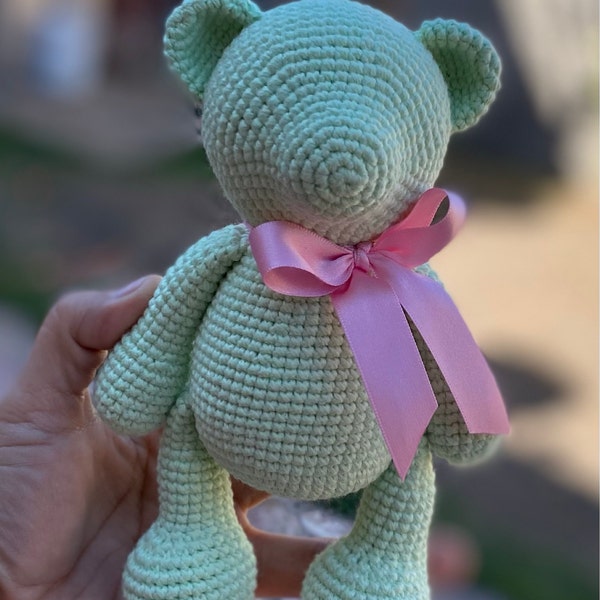 Faceless Teddy Bear Crochet Pattern: Amigurumi Plush (PDF Pattern) - Etsy