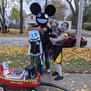 Deadmau5 Inspired Costume Head Mask Rave Cosplay - Etsy