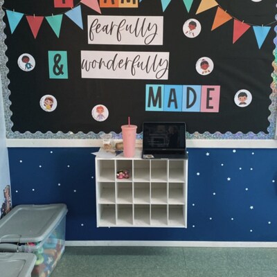 Christian Classroom Bulletin Board Set Bible Bulletin Board Scripture ...