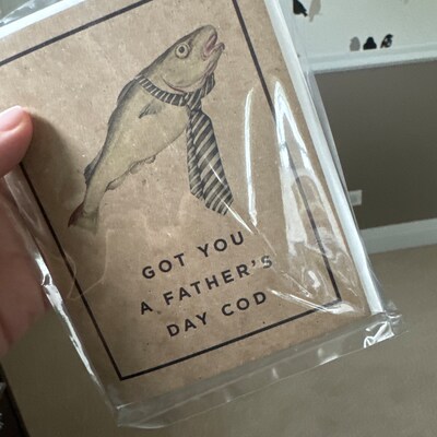 Fishing Father's Day Card Got You A Father's Day Cod Hilarious Father's ...