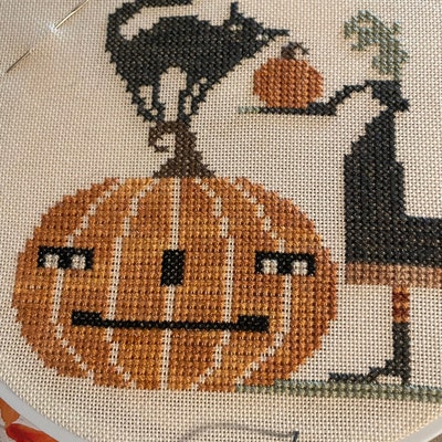 PLUM STREET SAMPLERS pink House Sampler Counted - Etsy