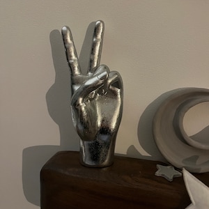 Antique Gold Wall Mounted Hands Plant Holder Candle Holder Wall Art ...