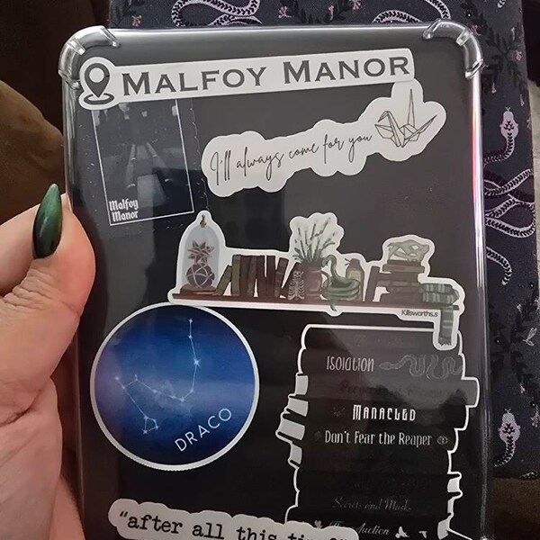 Dramione Sticker - Probably Reading Fanfiction - for Water Bottle ...