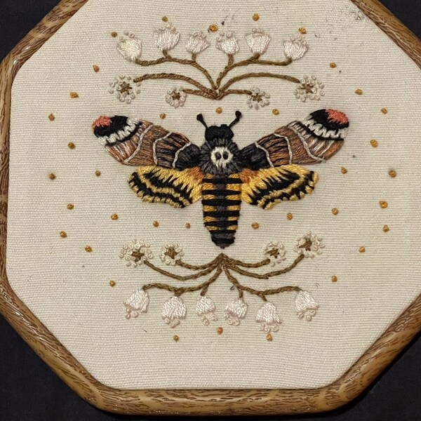 PDF Pattern "art Nouveau Brain" | Feminist Embroidery, Anatomical ...