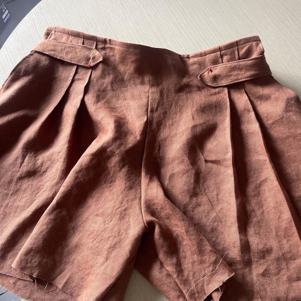 High Waist Pleated Shorts Sewing Pattern: Beginner Friendly (XS-3XL ...