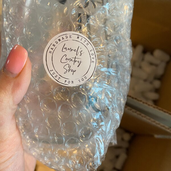 Thank You for Your Order Personalized Stickers Etsy Shop Package ...