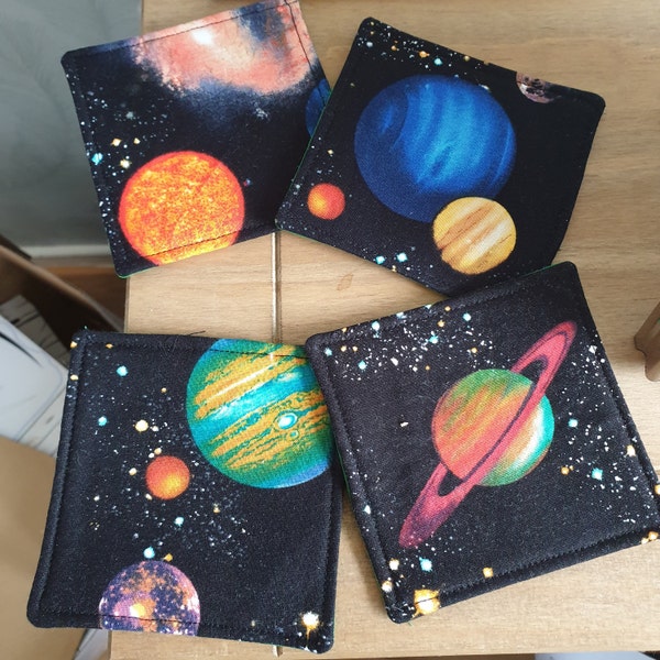 Planets Coasters, Space Coasters, Planets Print, Planets Gift, Space ...