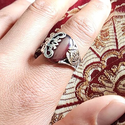 Onyx Stone Men Ring,roulette Ring,onyx Ring Mens,men Jewelry,poker Ring ...