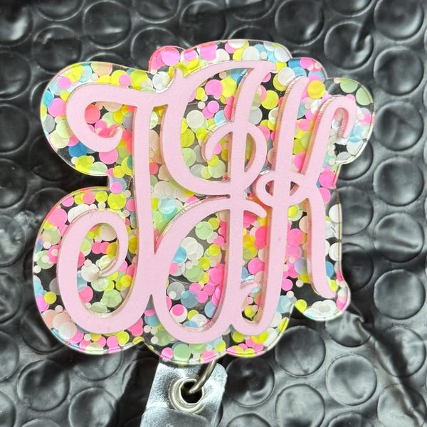 Spring Badge Reel | Personalized Spring Badge Reel | Teacher Badge Reel ...