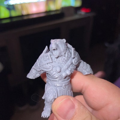 Ogre With Mace 28mm & 32mm Scale 73mm Tall Dungeons and Dragons ...