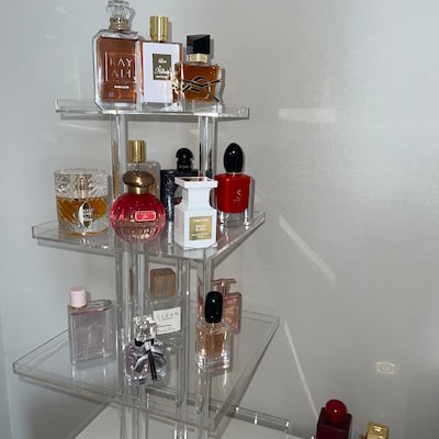Perfume Storage Organizer, Acrylic Makeup Organizer, 3 Tier Perfume ...