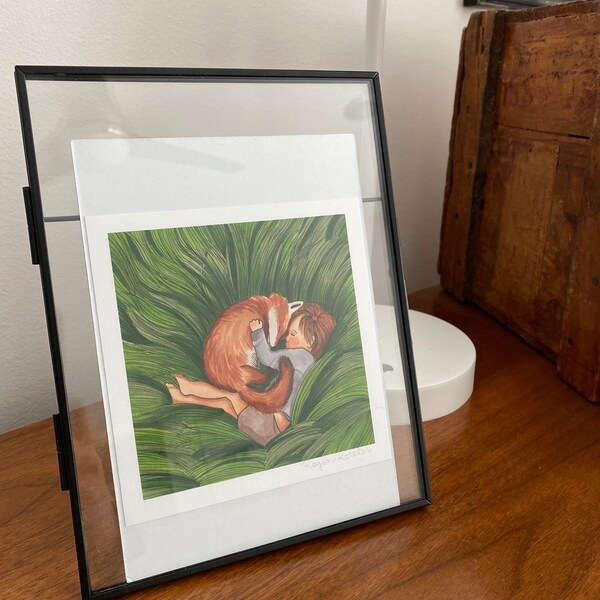 Art Print From Original Pencil Drawing: the Long Goodbye, Minimal Art ...