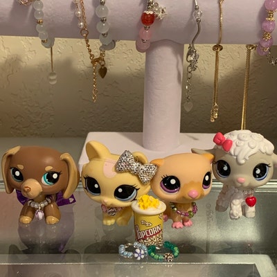 Littlest Pet Shop Clothes LPS Accessories 6 Custom Collars PETS NOT ...