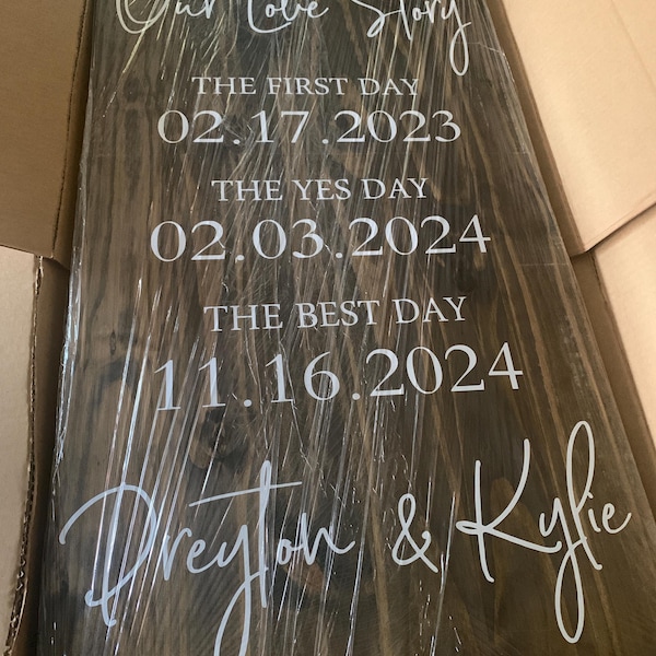 Bridal Party Sign Wedding Program Sign wedding Welcome Sign Ceremony ...