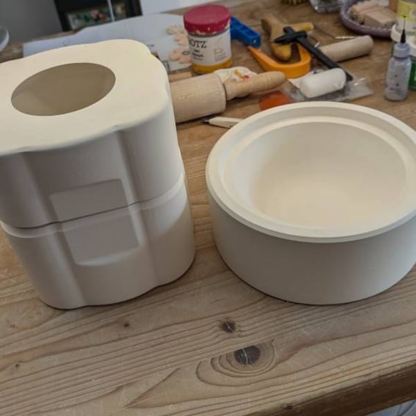 Plaster Mold for Handmade Slipcasting Mug Cup Shape Tool Crafting ...