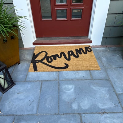Welcome Doormat,custom Welcome Script Doormat,custom Doormat, Extra ...