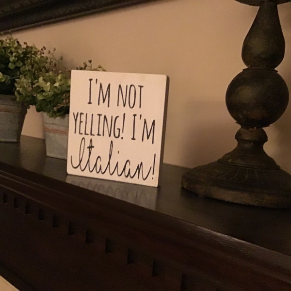 I'm Not Yelling I'm Italian, Funny Italian Gifts, Funny Gifts for ...