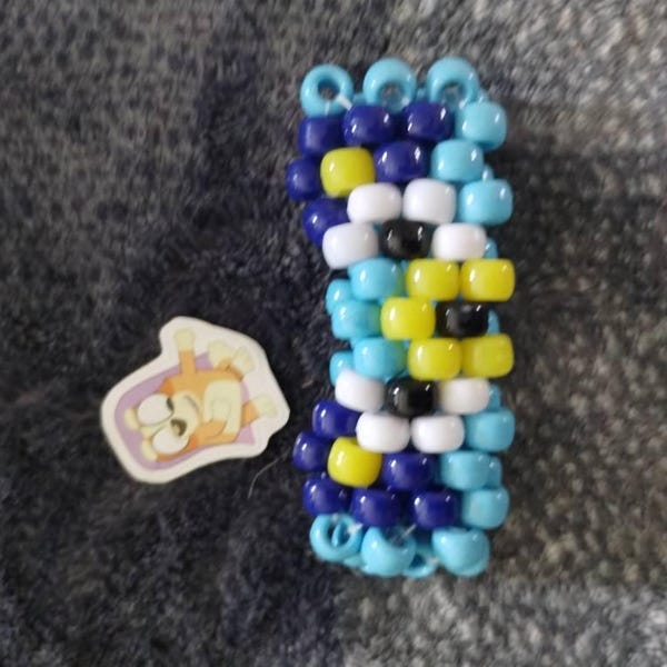 Bluey and Bingo Kandi Cuffs - Etsy