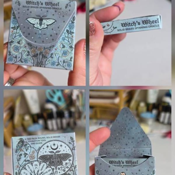 Witch's Wheel Spinning Oracle Coin of Fate : Brass Divination and Dnd ...