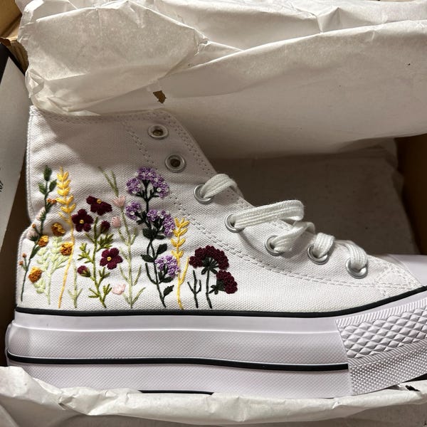 Custom Converse Chuck Taylor Embroidered,personalized Converse ...