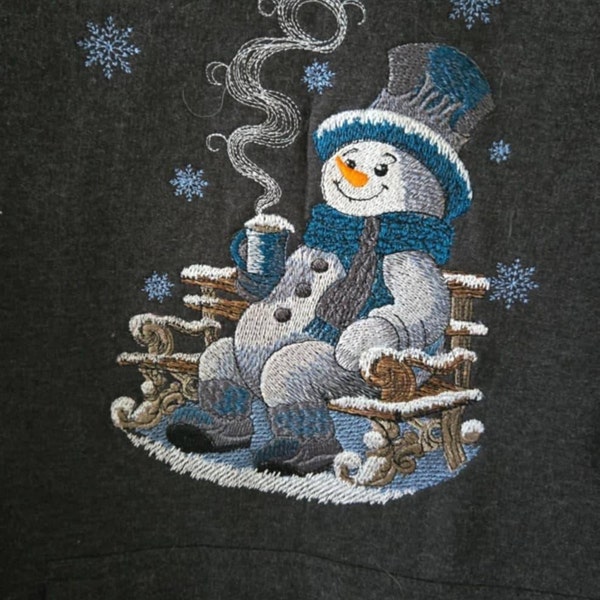 Snowman Machine Embroidery Design , Winter Embroidery, up to Snow Good ...