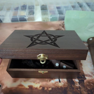 Death Moth Stash Box/death Moth Tarot Card Crystal Box/death Moth ...