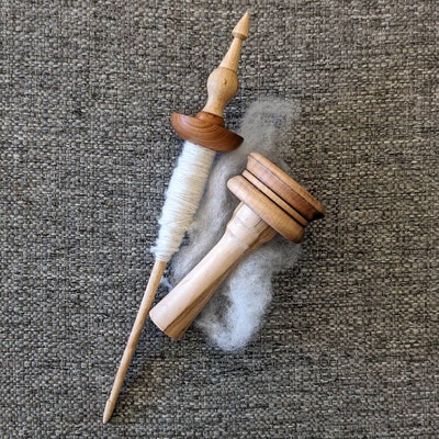 Support Spindle Stand Supported Spinning Drop Spindle Cherry - Etsy