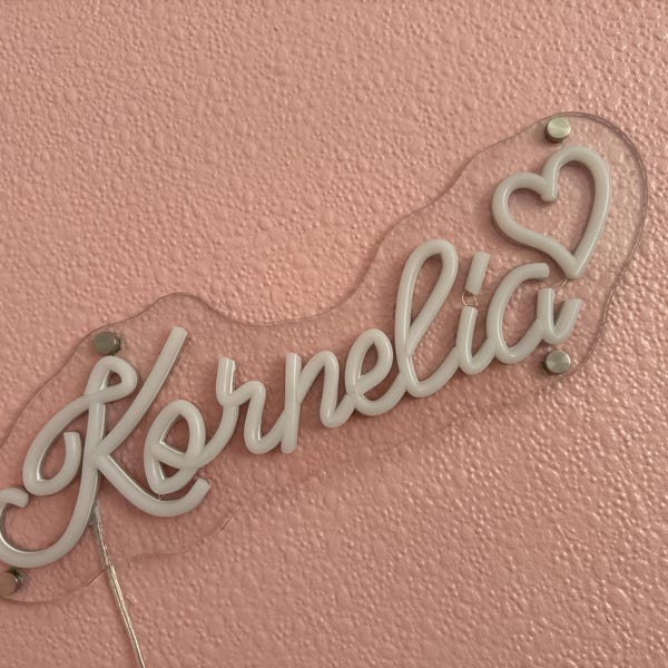 Custom Wave Mirror Neon Sign,y2k Mirror Neon Wall Art,girl's Room Neon ...
