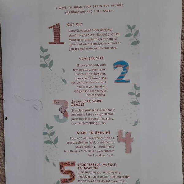 Therapy Handout: How to Stop a Thought Spiral | DBT | CBT | Therapy ...