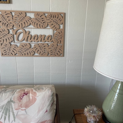 NEW: Laser Cut Wooden Square Ulu Breadfruit With Leaves Wood Sign Wood ...