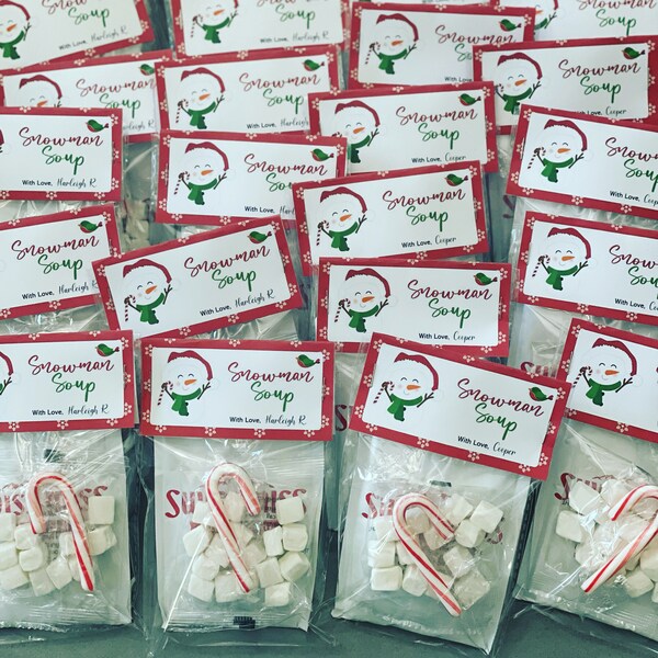 Printable Snowman Soup Treat Bag Topper, Snowman Soup Favor Tags ...