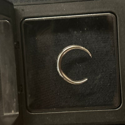 Cresent Horseshoe Pincher Septum Ring 16g,14g,12g,10g,8g/steel Ear ...