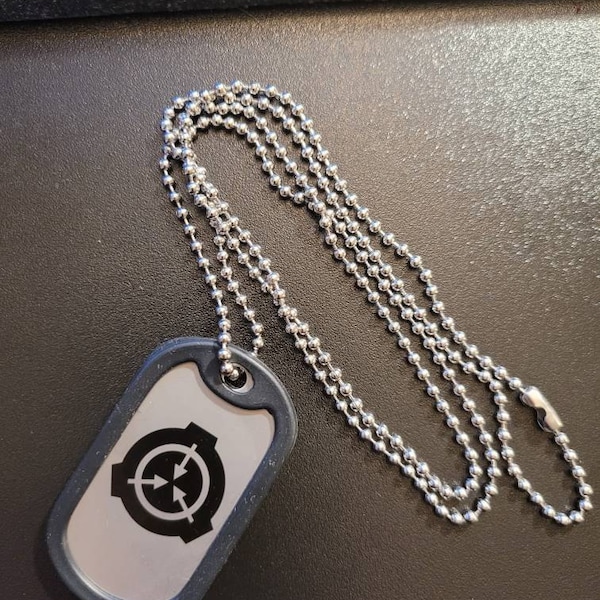 SCP Foundation Stainless Steel Laser Engraved Dogtags - Etsy