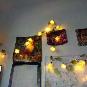 Squared Multi Color String Lights Japanese Paper Lantern Fairy Lights ...