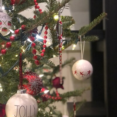 Set of 6 Ruby Red Icicles Christmas Tree Ornaments Hand Blown - Etsy