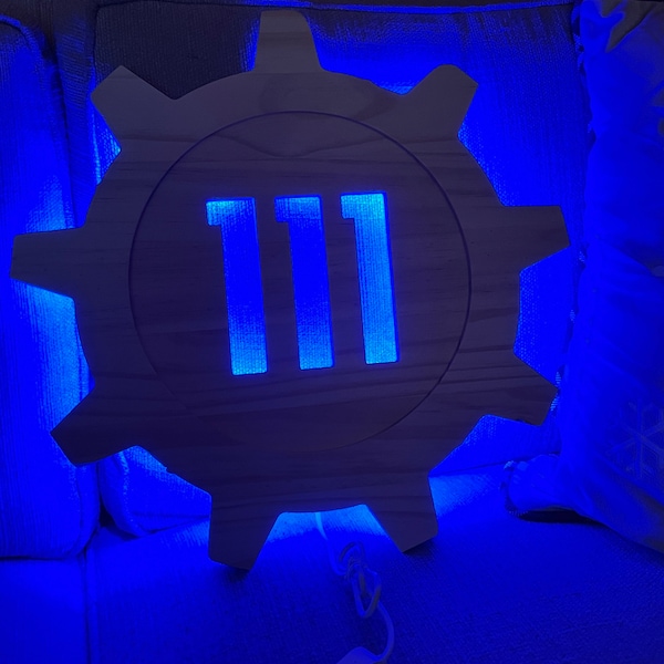 NEW Custom Fallout LED Vault Wall Decor - Etsy