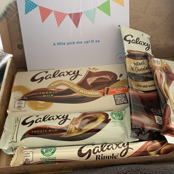 Handmade Galaxy Chocolate Gift Box With Free Personalisation - Etsy UK