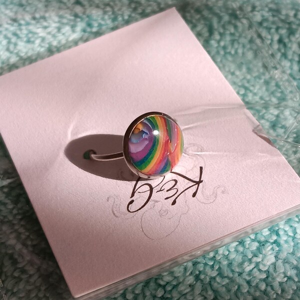 Michigan Pin, Polymer Clay, Lightweight, Handmade, Black Holographic ...